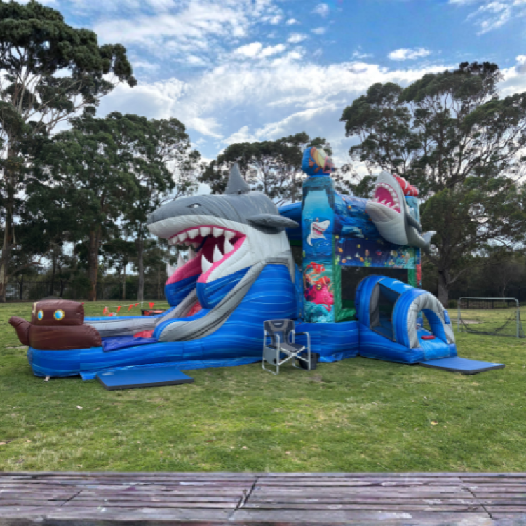 Shark Combo Water Slide Hire | Monsterball Sydney